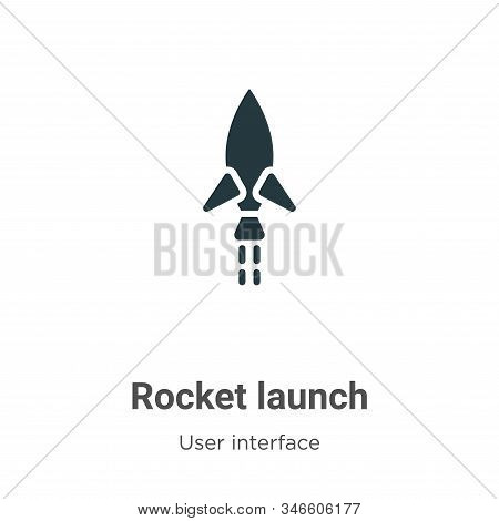 Rocket Launch Icon Vector & Photo (Free Trial) | Bigstock
