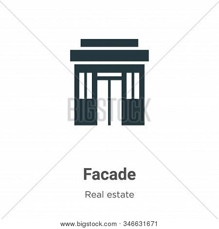 Facade Icon Isolated Vector & Photo (Free Trial) | Bigstock