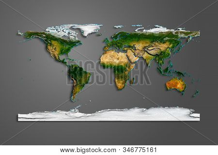 3d World Map Image & Photo (Free Trial) | Bigstock