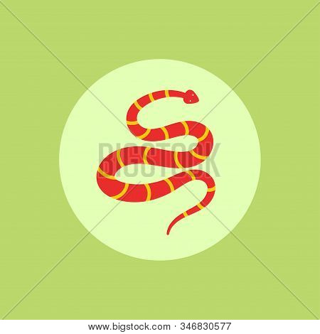 Red Snake. Snake Sign Vector & Photo (Free Trial) | Bigstock