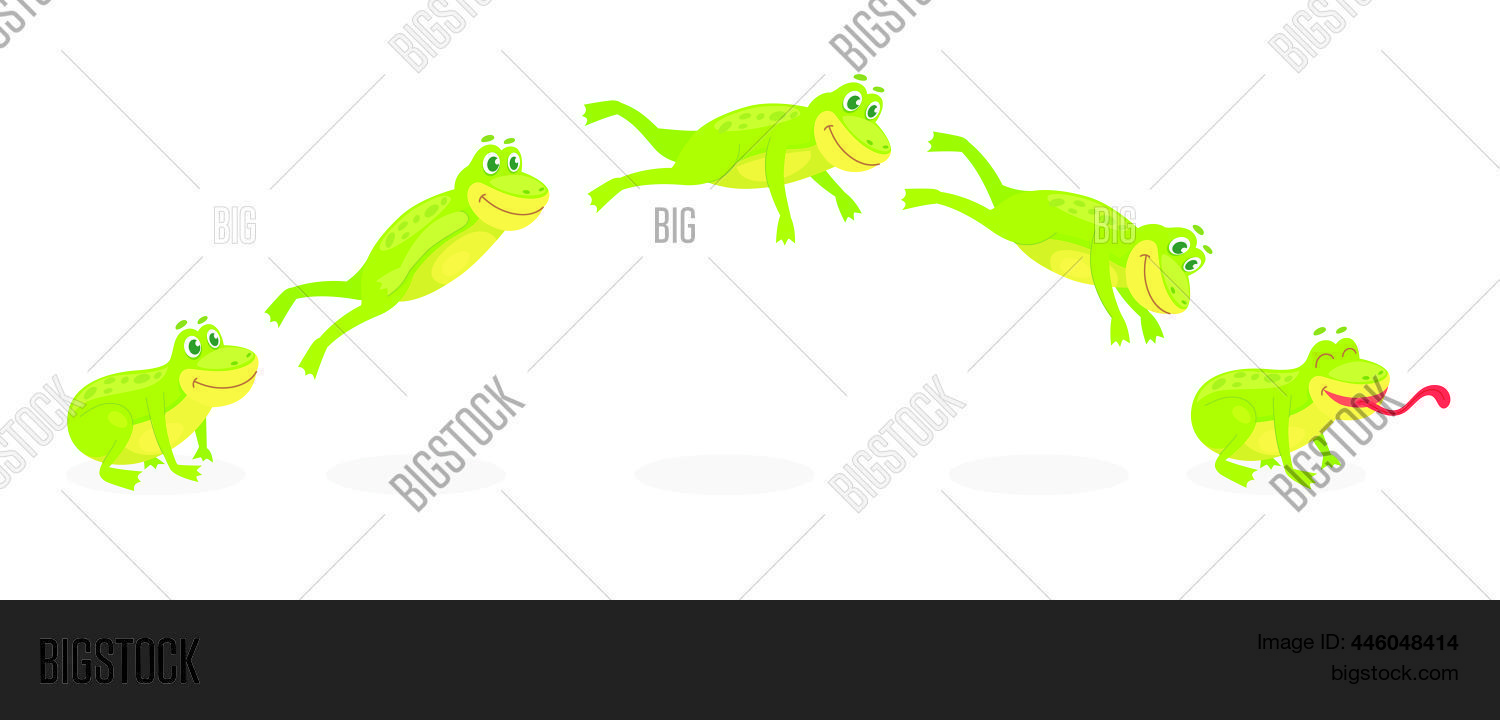 Animated Jump Vector & Photo (Free Trial) | Bigstock