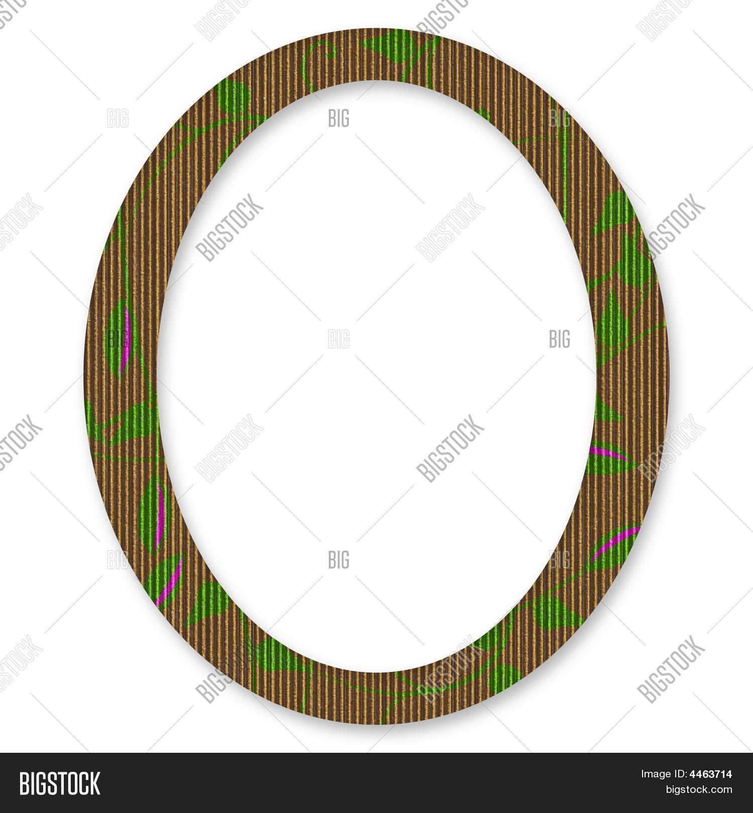 Cardboard Oval Floral Image & Photo (Free Trial) | Bigstock