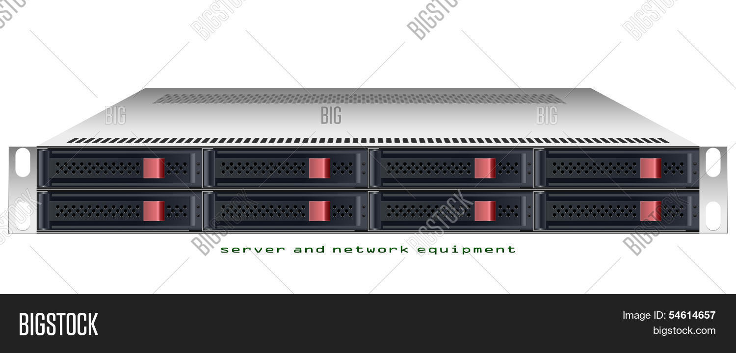 Server Rackmount Vector & Photo (Free Trial) | Bigstock