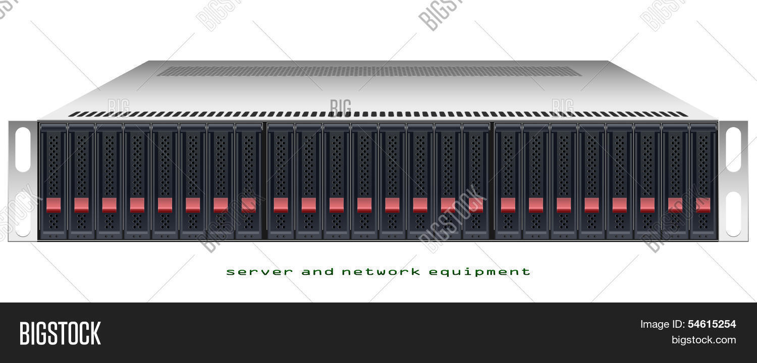 Server Rackmount Vector & Photo (Free Trial) | Bigstock