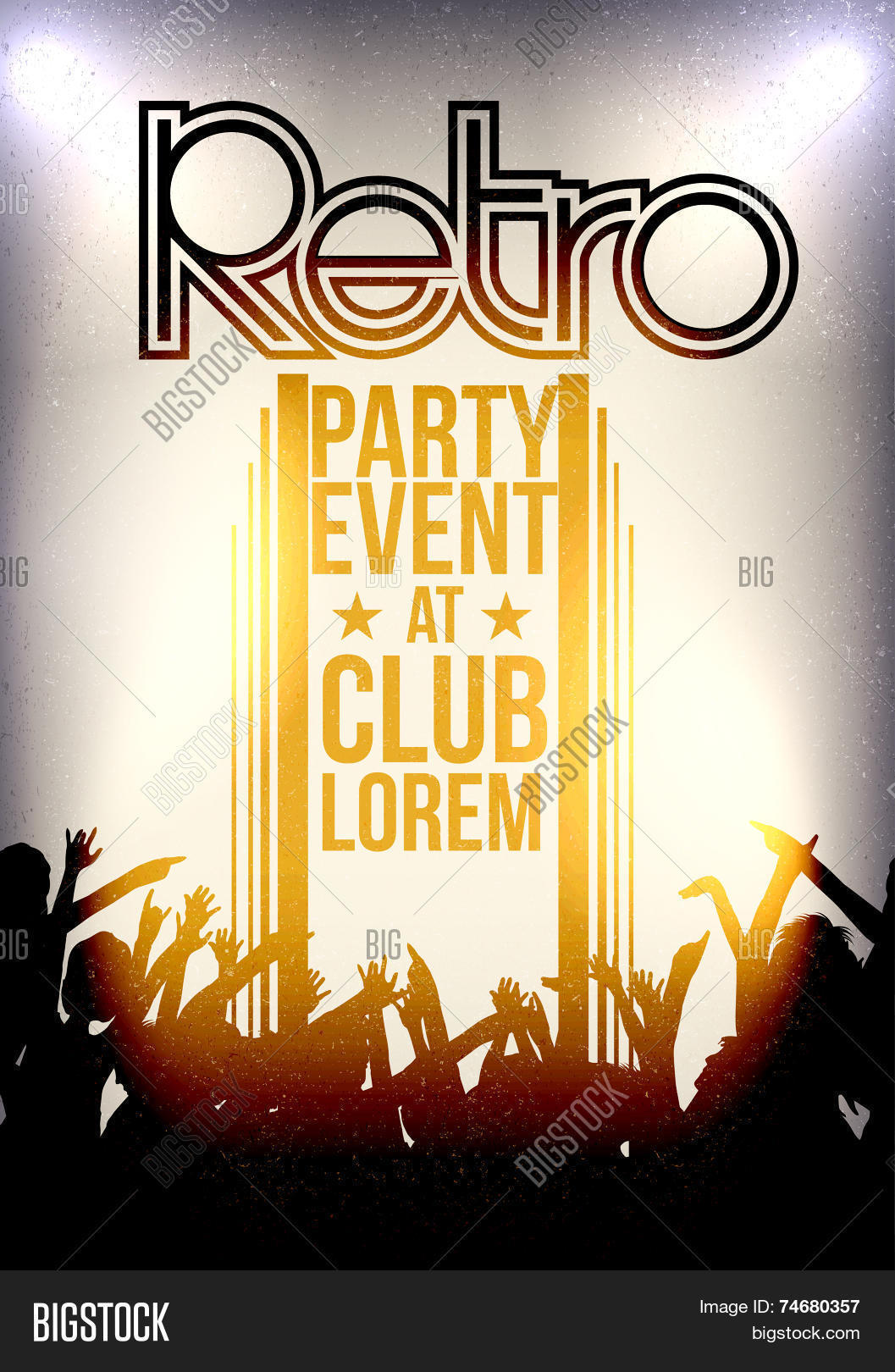 Retro Party Vector & Photo (Free Trial) | Bigstock