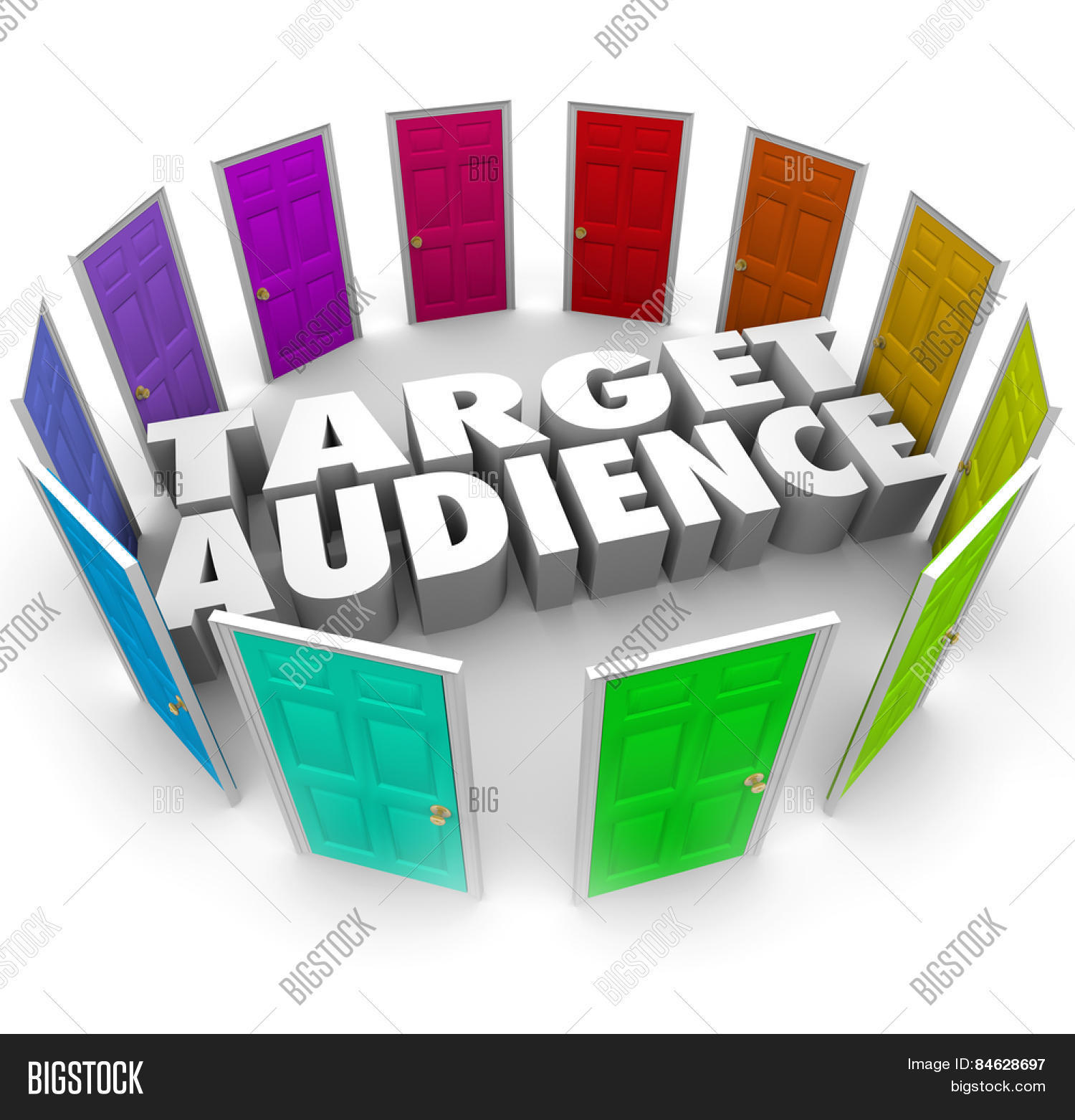 Target Audience Words Image & Photo (Free Trial) | Bigstock