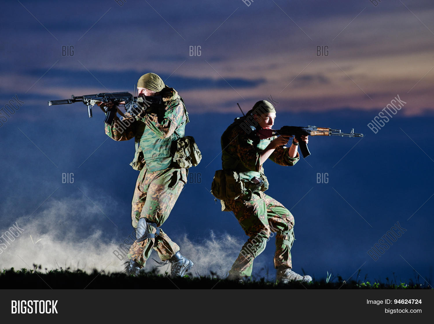 Military. Two Soldiers Image & Photo (Free Trial) | Bigstock