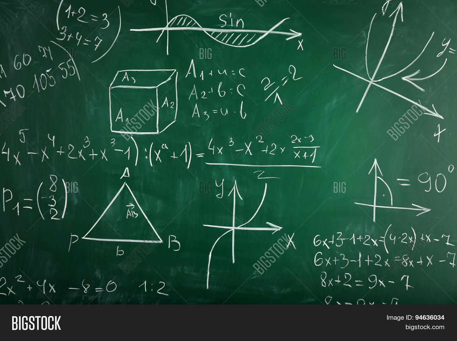 Math Formulas On Image & Photo (Free Trial) | Bigstock