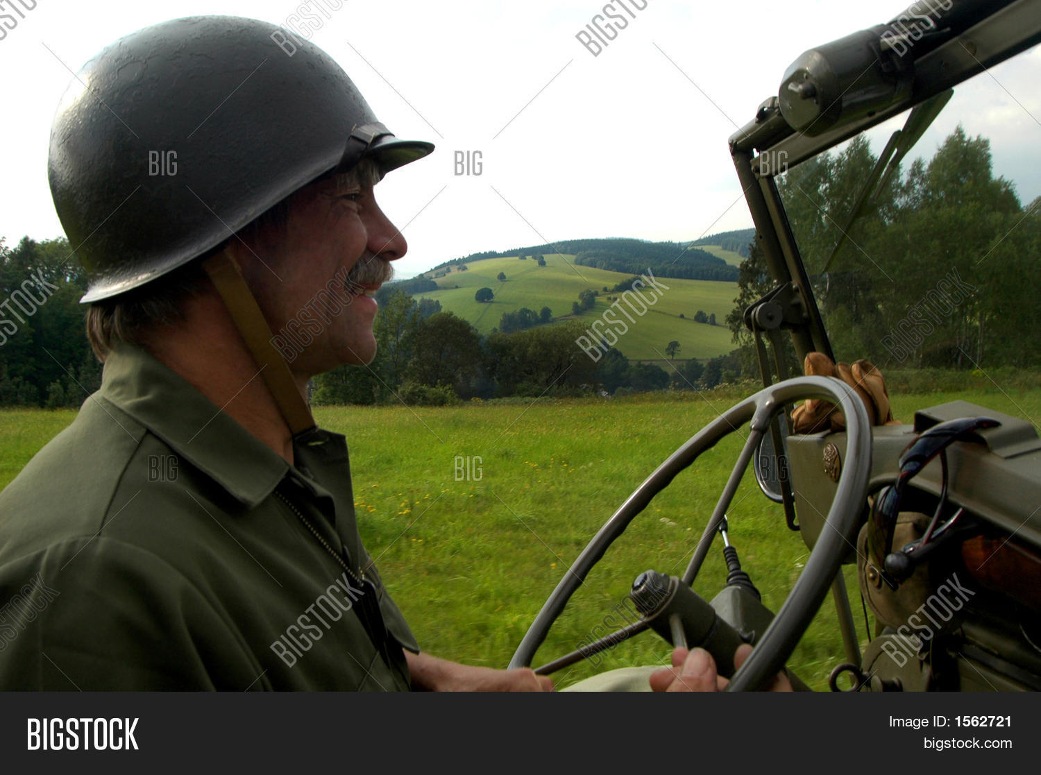 Driving Military Jeep Image & Photo (Free Trial) | Bigstock
