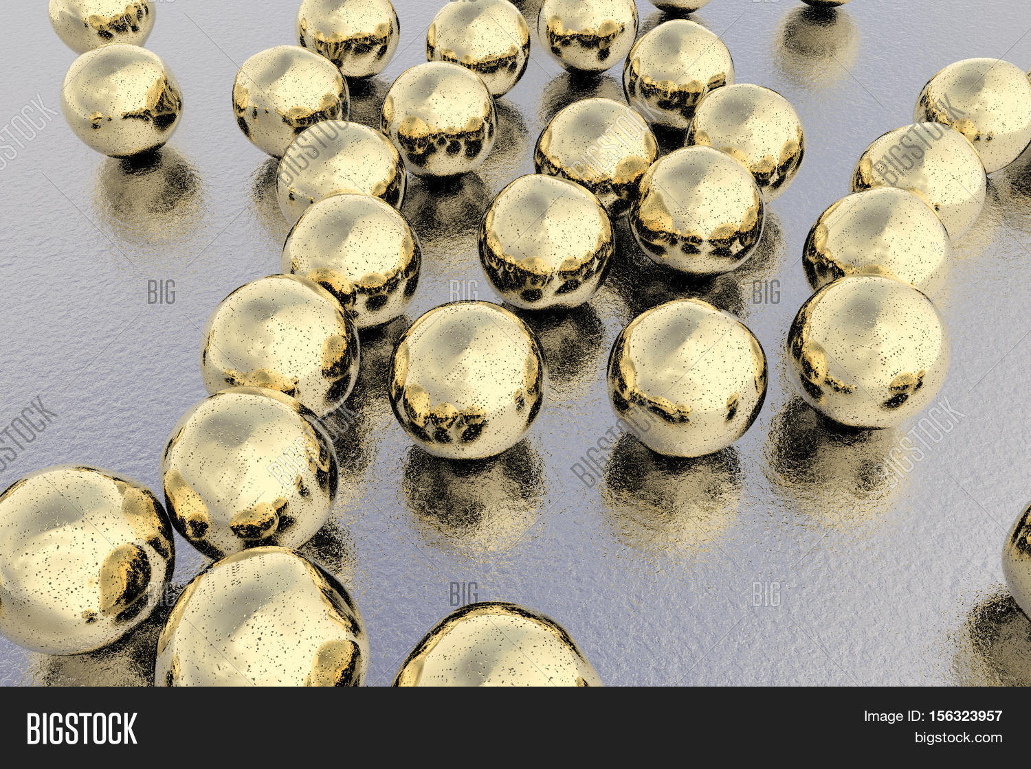 Gold Nanoparticles, 3D Image & Photo (Free Trial) | Bigstock
