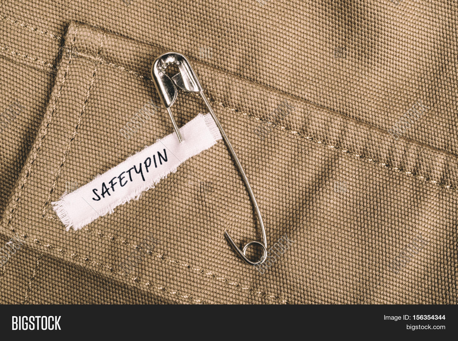 Safety Pin On Clothes Image & Photo (Free Trial) | Bigstock