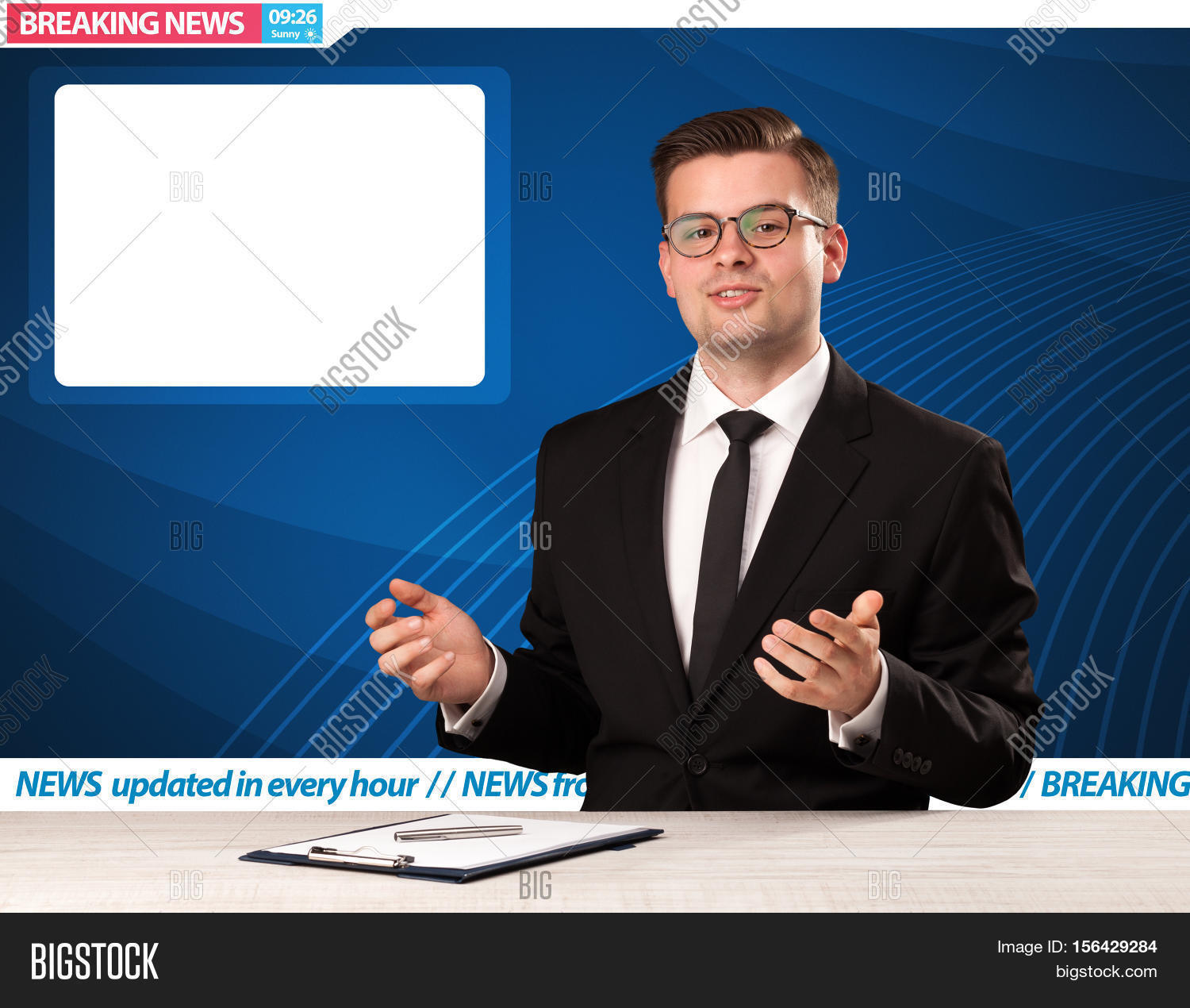 Television Reporter Image & Photo (Free Trial) | Bigstock