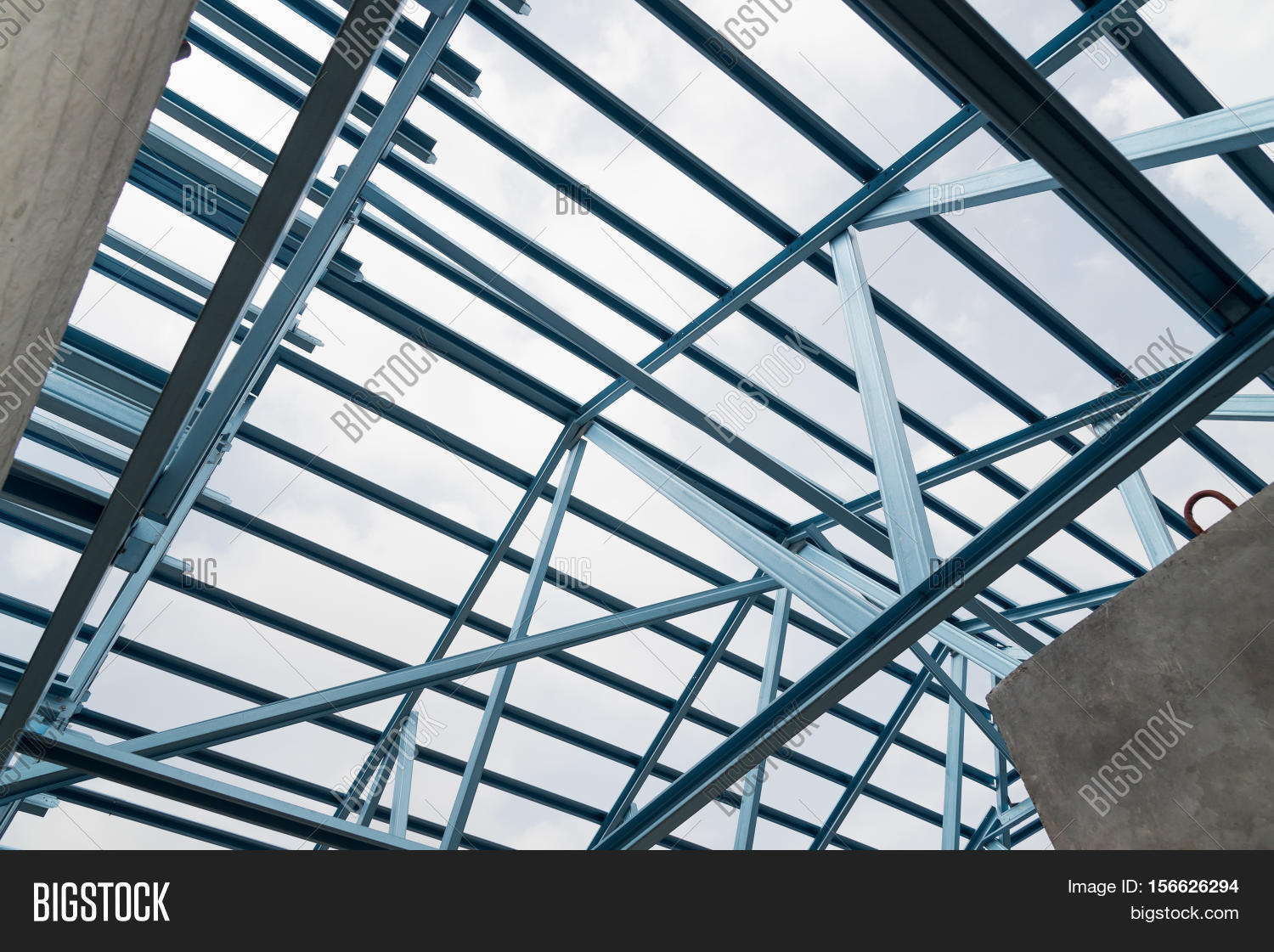 Structure Steel Roof Image & Photo (Free Trial) | Bigstock