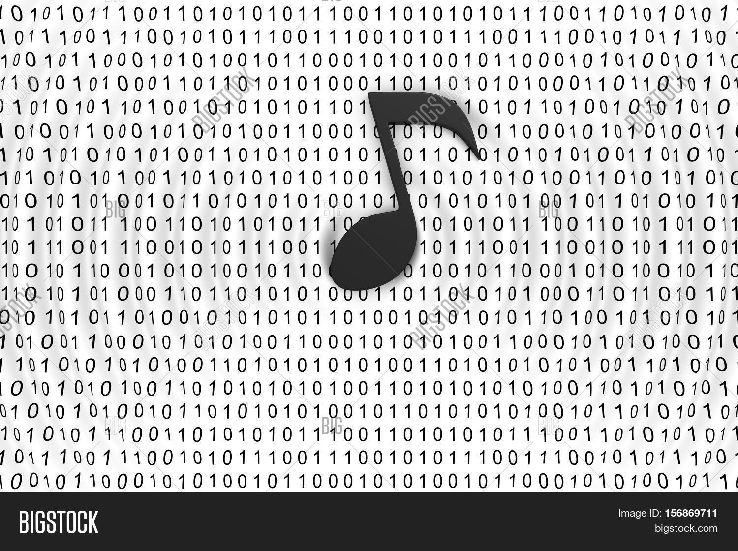 Musical Note On Binary Image & Photo (Free Trial) | Bigstock