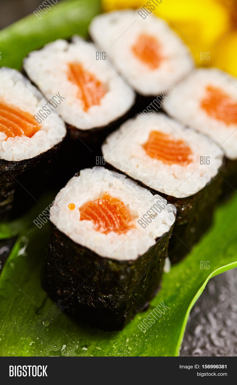 Sake Maki - Sushi Roll Image & Photo (Free Trial) | Bigstock