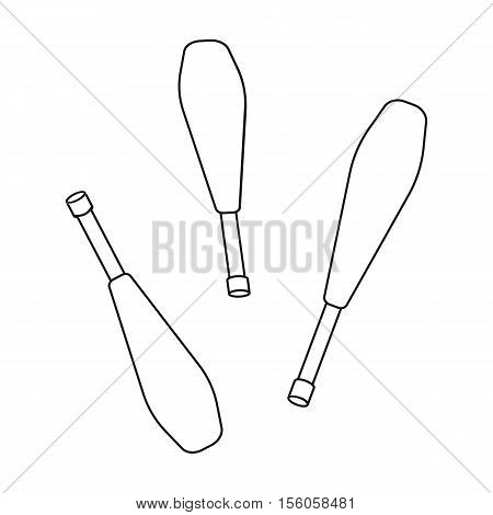 Juggling Clubs Icon Vector & Photo (Free Trial) | Bigstock