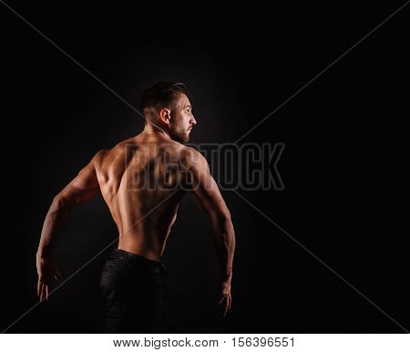 Bodybuilder Posing On Image & Photo (Free Trial) | Bigstock