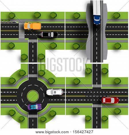 Set Transport Hub. Vector & Photo (Free Trial) | Bigstock