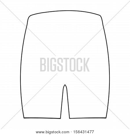 Buttocks Icon Outline Vector & Photo (Free Trial) | Bigstock