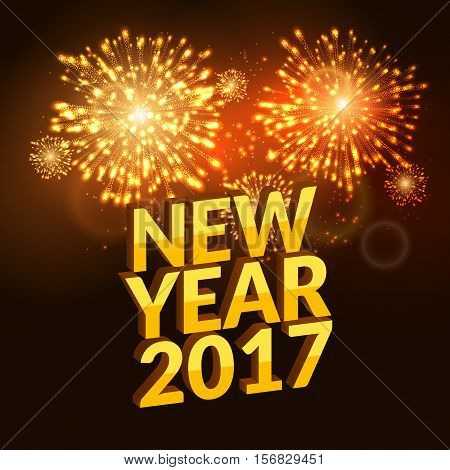 Firework New Year Vector & Photo (Free Trial) | Bigstock