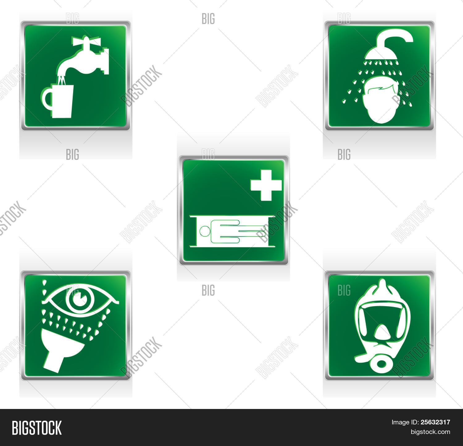 First Aid Icons Vector & Photo (Free Trial) | Bigstock