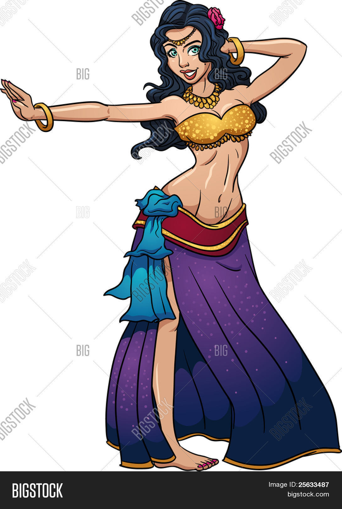 Belly Dance Cartoon
