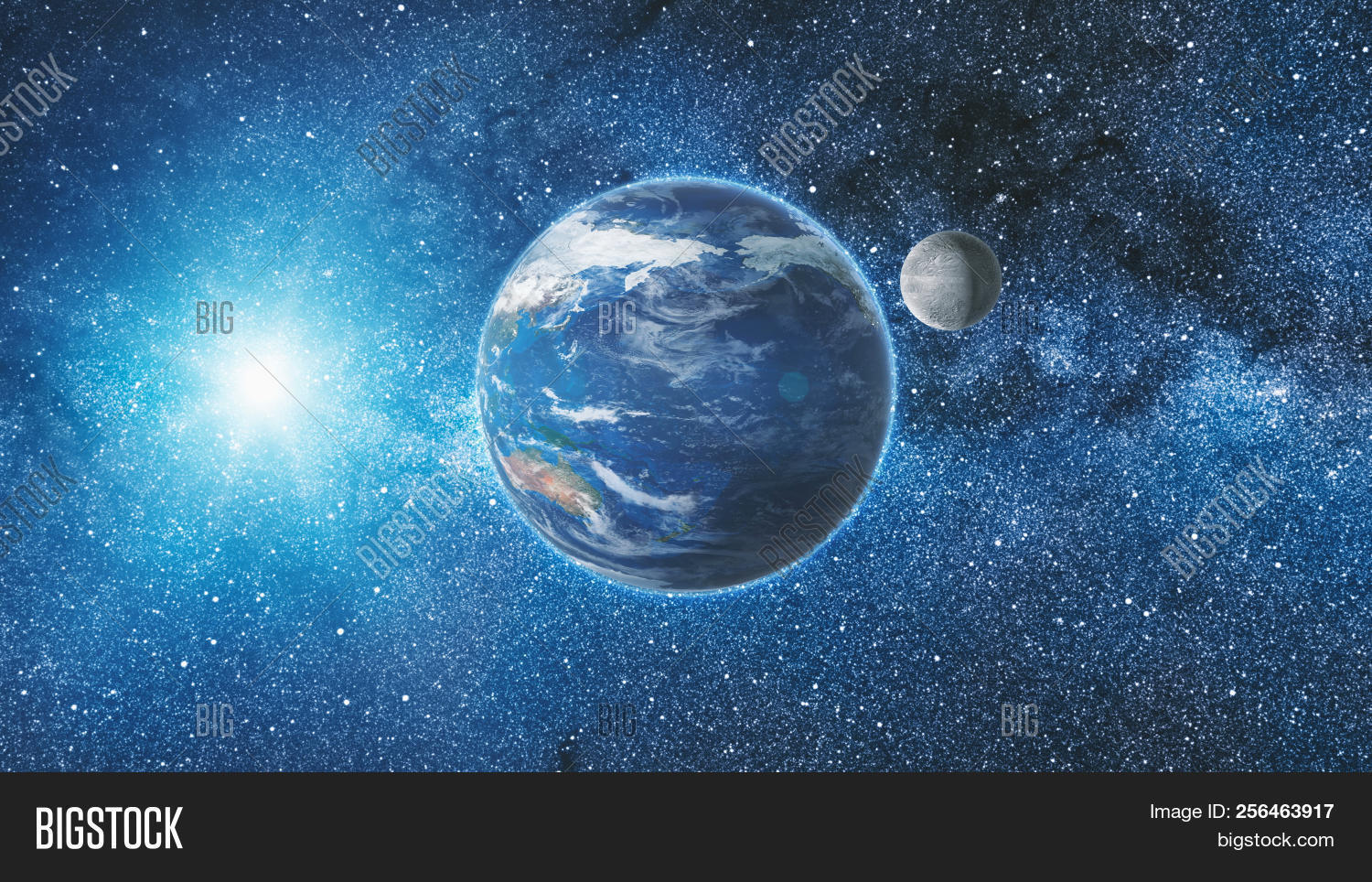 Sunrise View Space On Image & Photo (Free Trial) | Bigstock