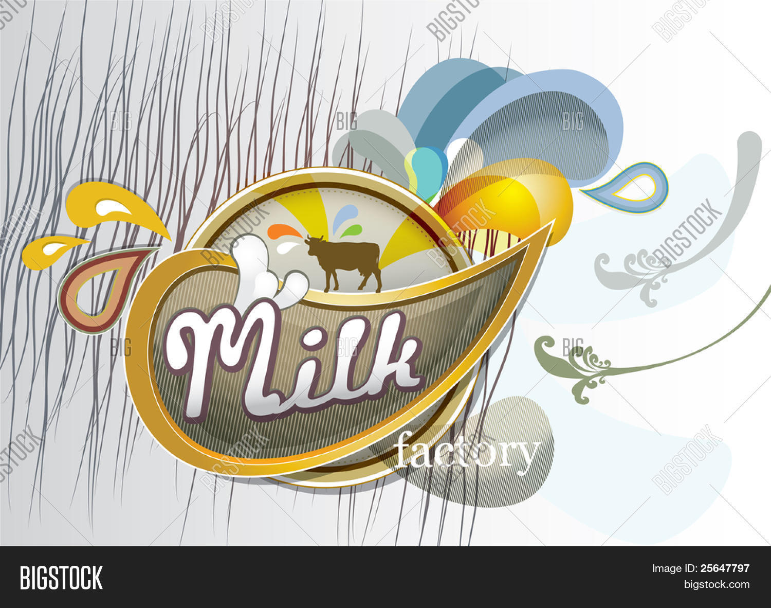 Milk Factory Vector & Photo (Free Trial) | Bigstock