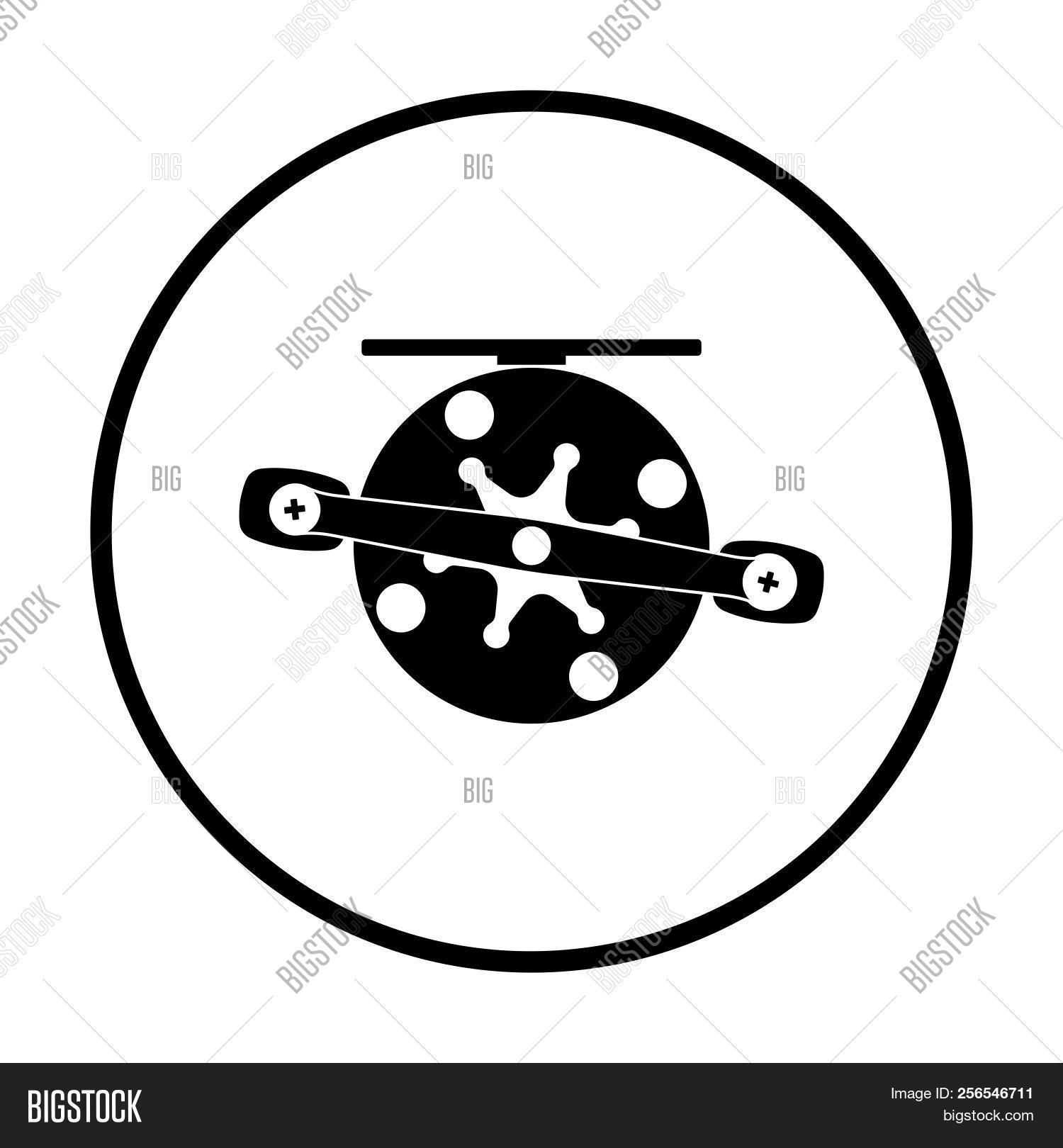 Icon Fishing Reel . Vector & Photo (Free Trial) | Bigstock