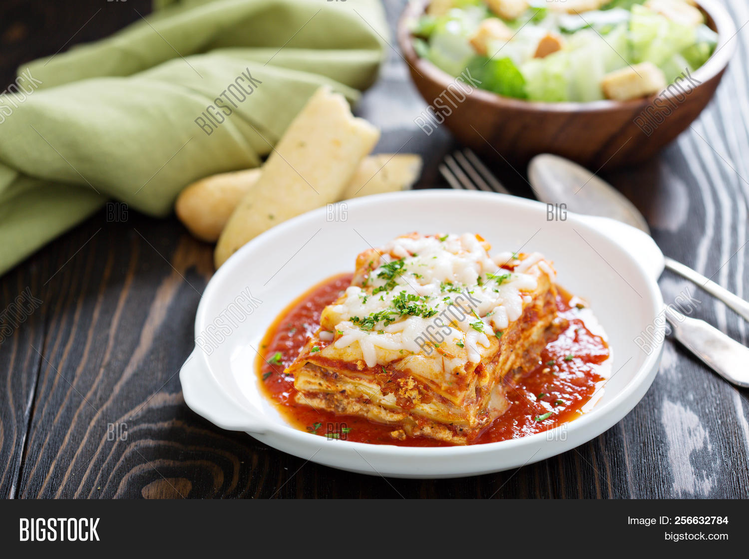Traditional Lasagna On Image & Photo (Free Trial) | Bigstock
