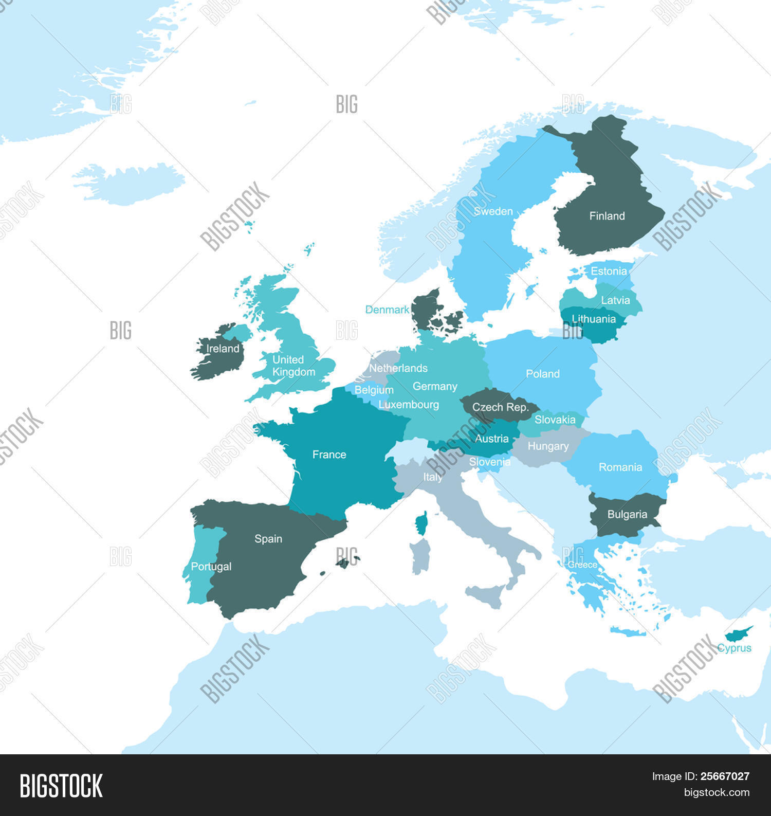 Imagen y foto El Mapa De La Unió (prueba gratis) | Bigstock