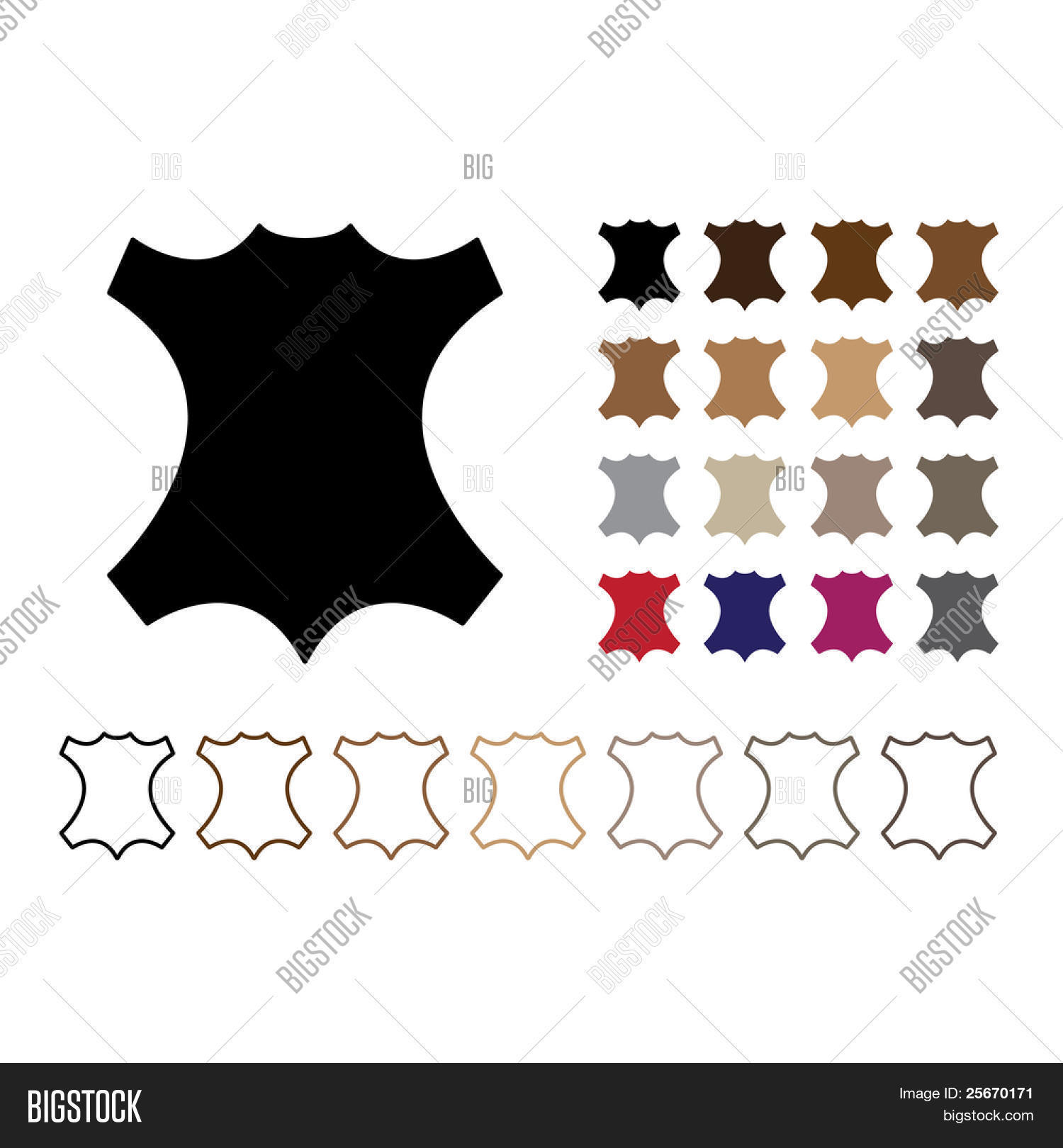 Vector y foto Cuero - Patrón De (prueba gratis) | Bigstock