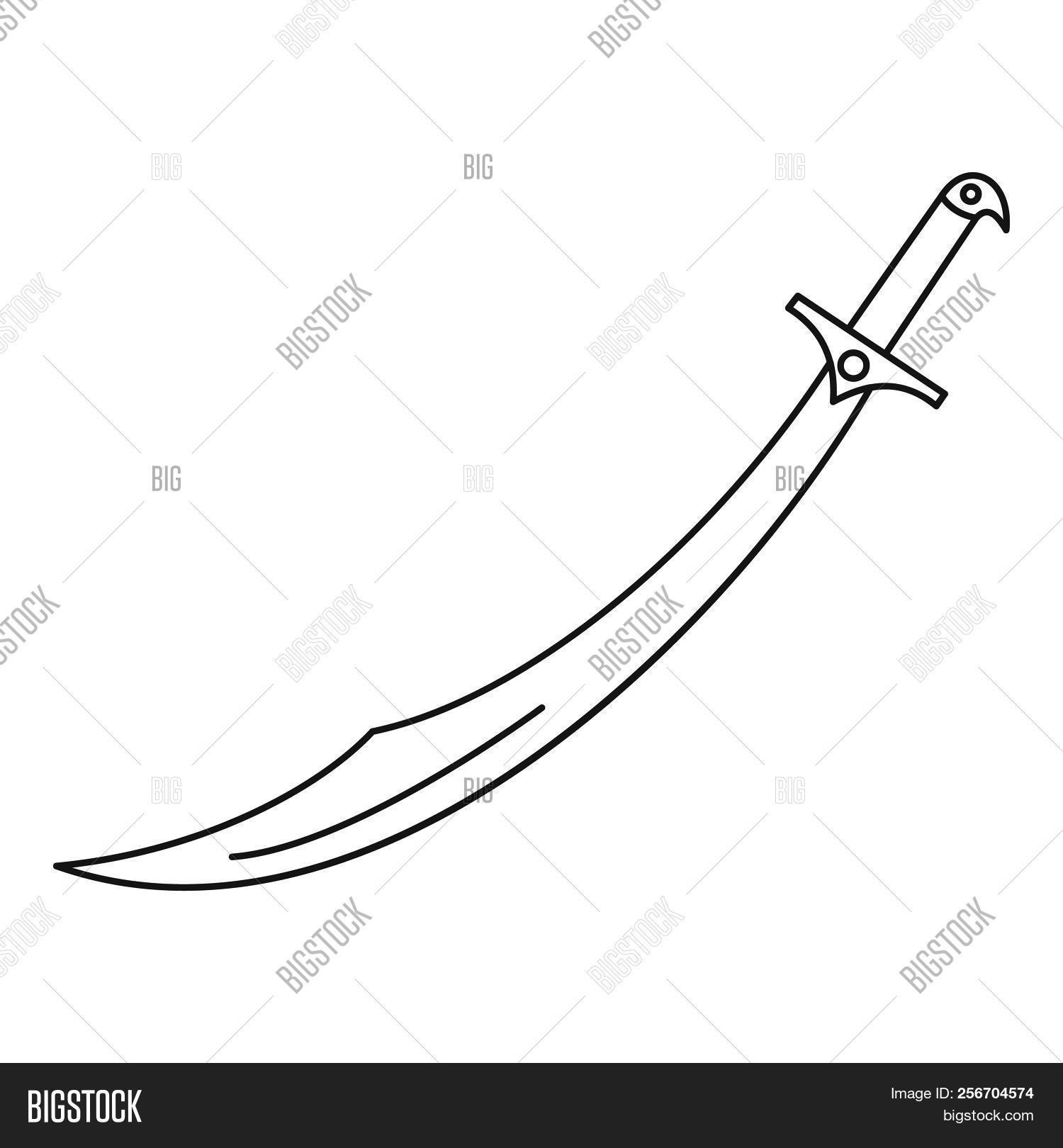 Arabian Scimitar Icon Image & Photo (Free Trial) | Bigstock
