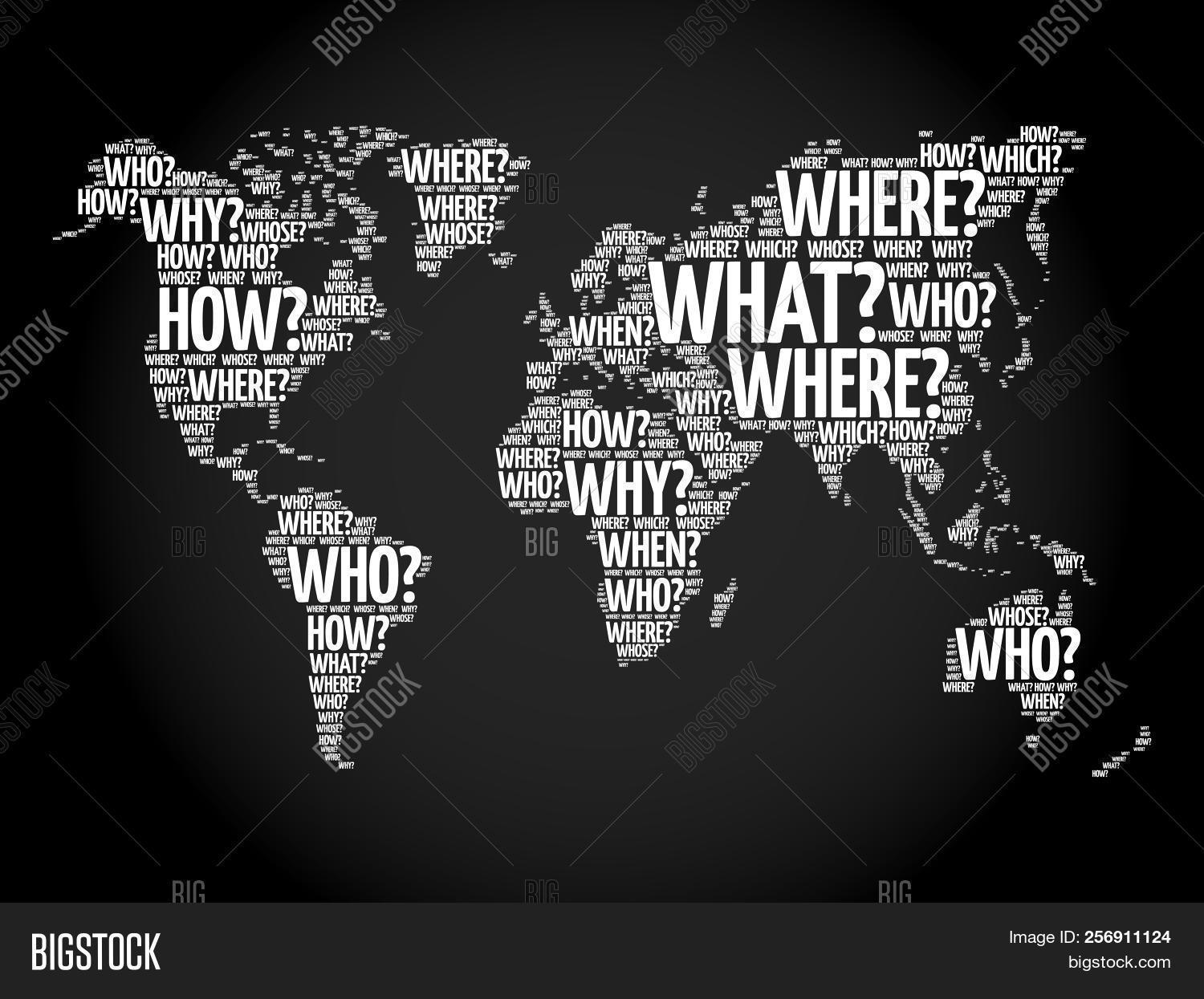 Question Words World Image & Photo (Free Trial) | Bigstock