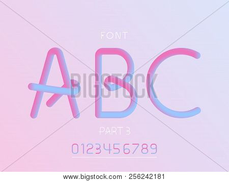 Grade 3 Font. Vector Vector & Photo (Free Trial) | Bigstock