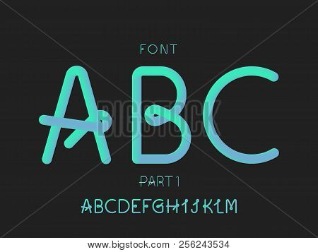 Grade 1 Font. Vector Vector & Photo (Free Trial) | Bigstock