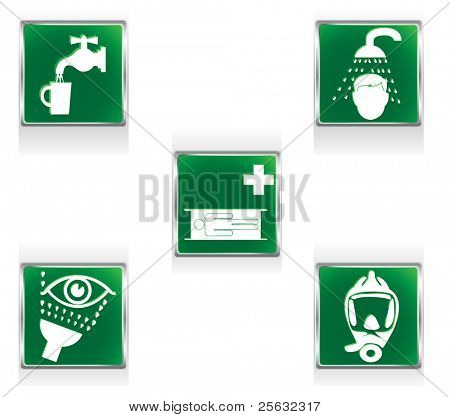 First Aid Icons Vector & Photo (Free Trial) | Bigstock