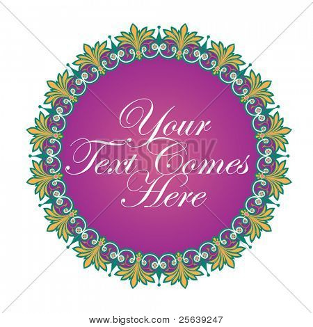 Vector y foto Borde Circular (prueba gratis) | Bigstock