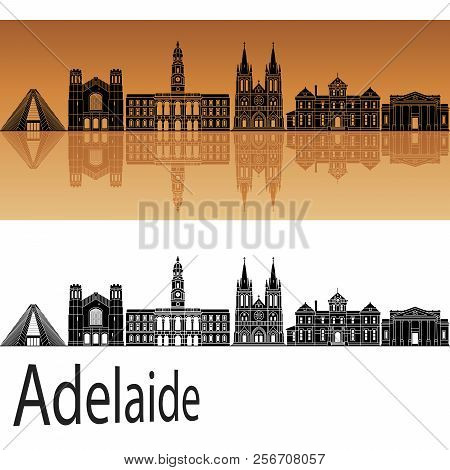 Adelaide V2 Skyline Vector & Photo (Free Trial) | Bigstock