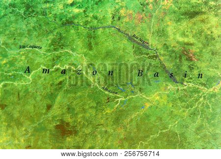 Geographic Map Amazon Image & Photo (Free Trial) | Bigstock