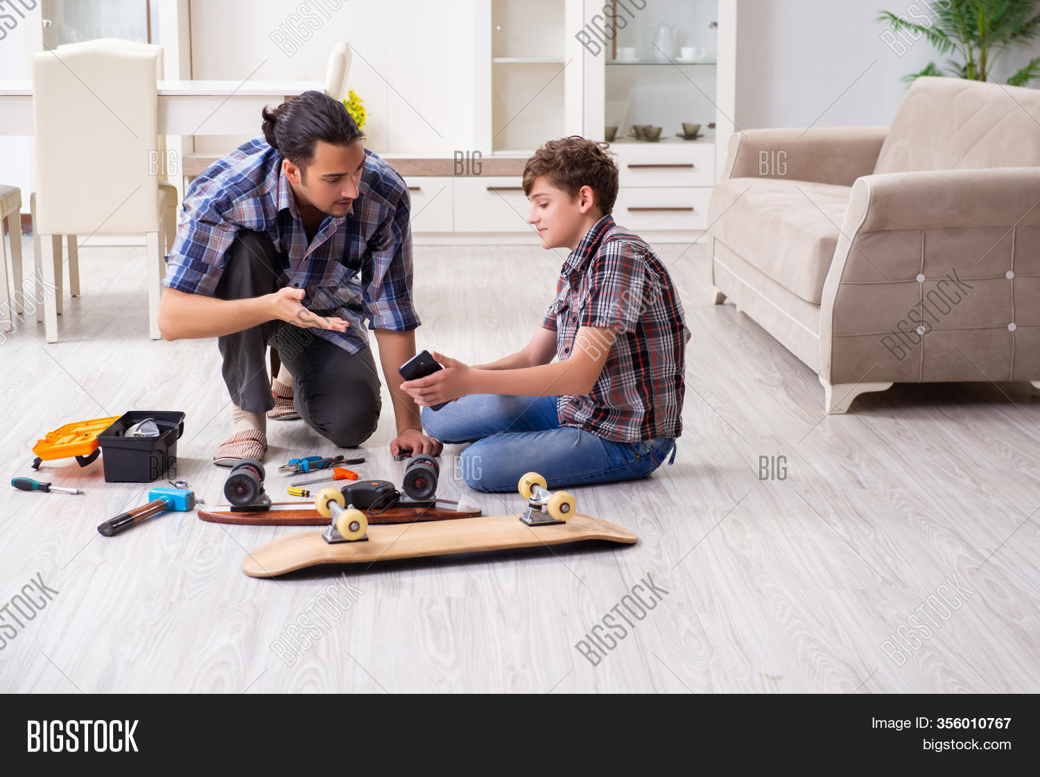 Young Father Repairing Image & Photo (Free Trial) | Bigstock