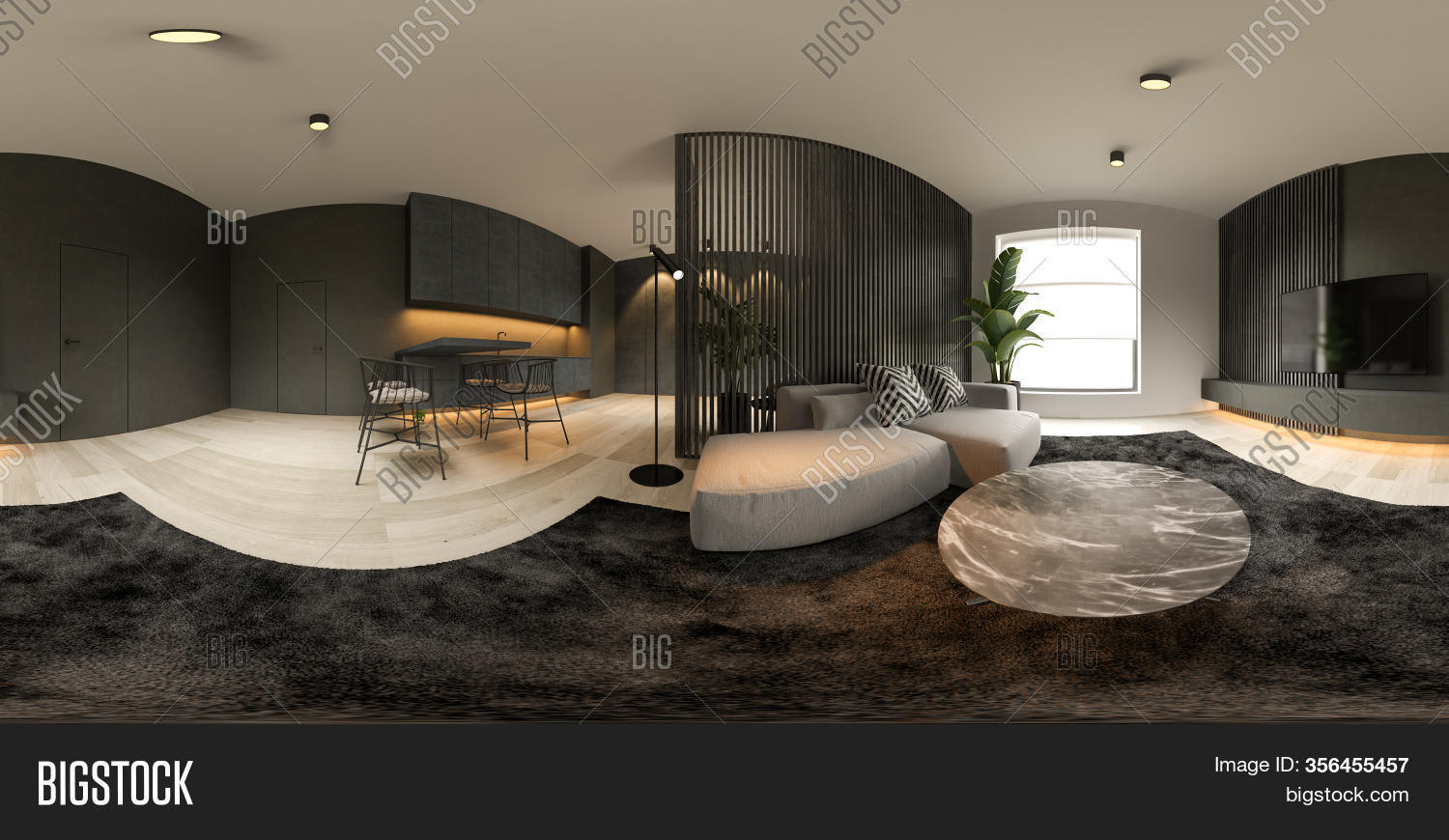 360 Panorana Black Image & Photo (Free Trial) | Bigstock