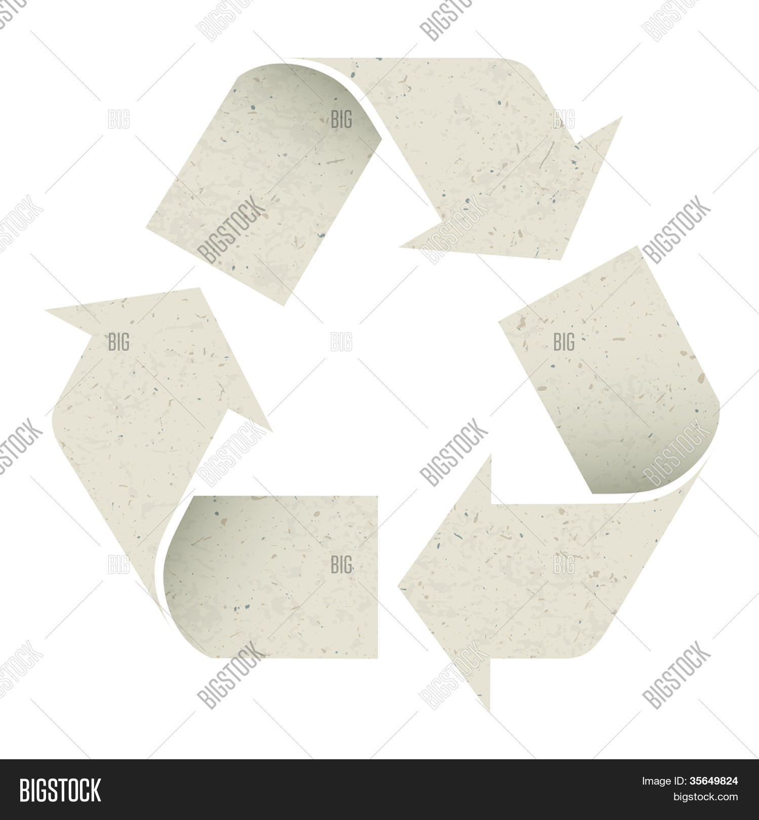 Reuse Symbol. Made Image & Photo (Free Trial) | Bigstock