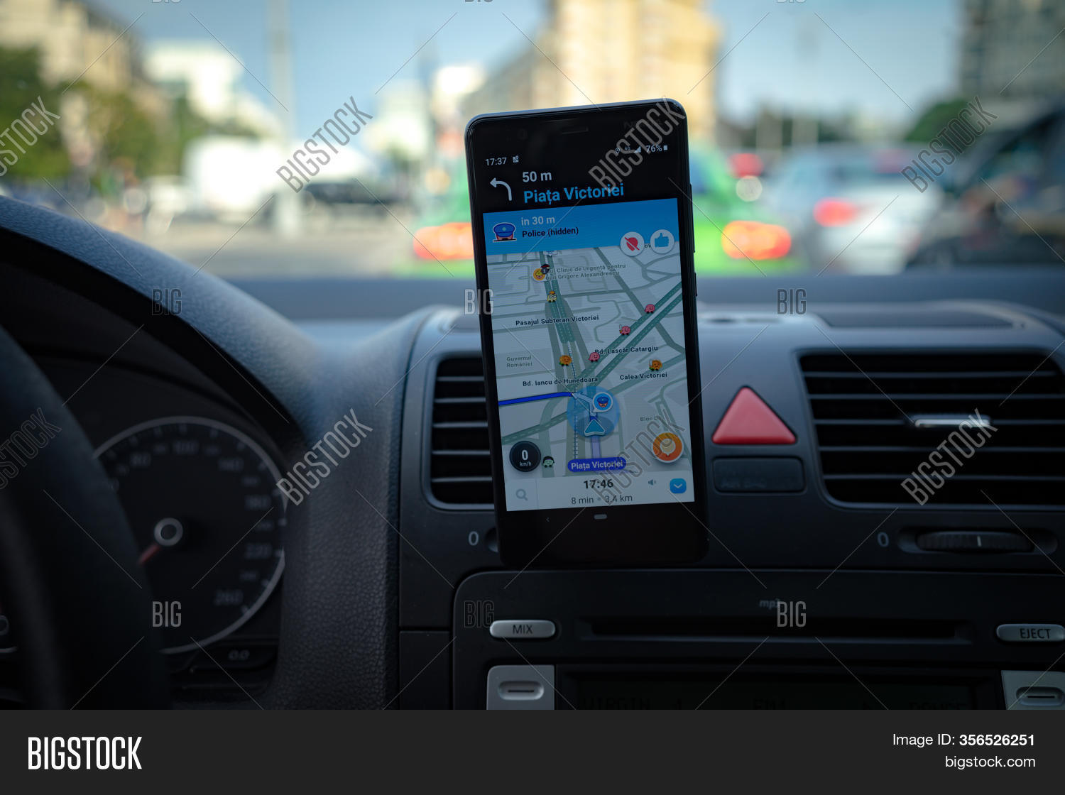 Car Dashboard View Image & Photo (Free Trial) | Bigstock