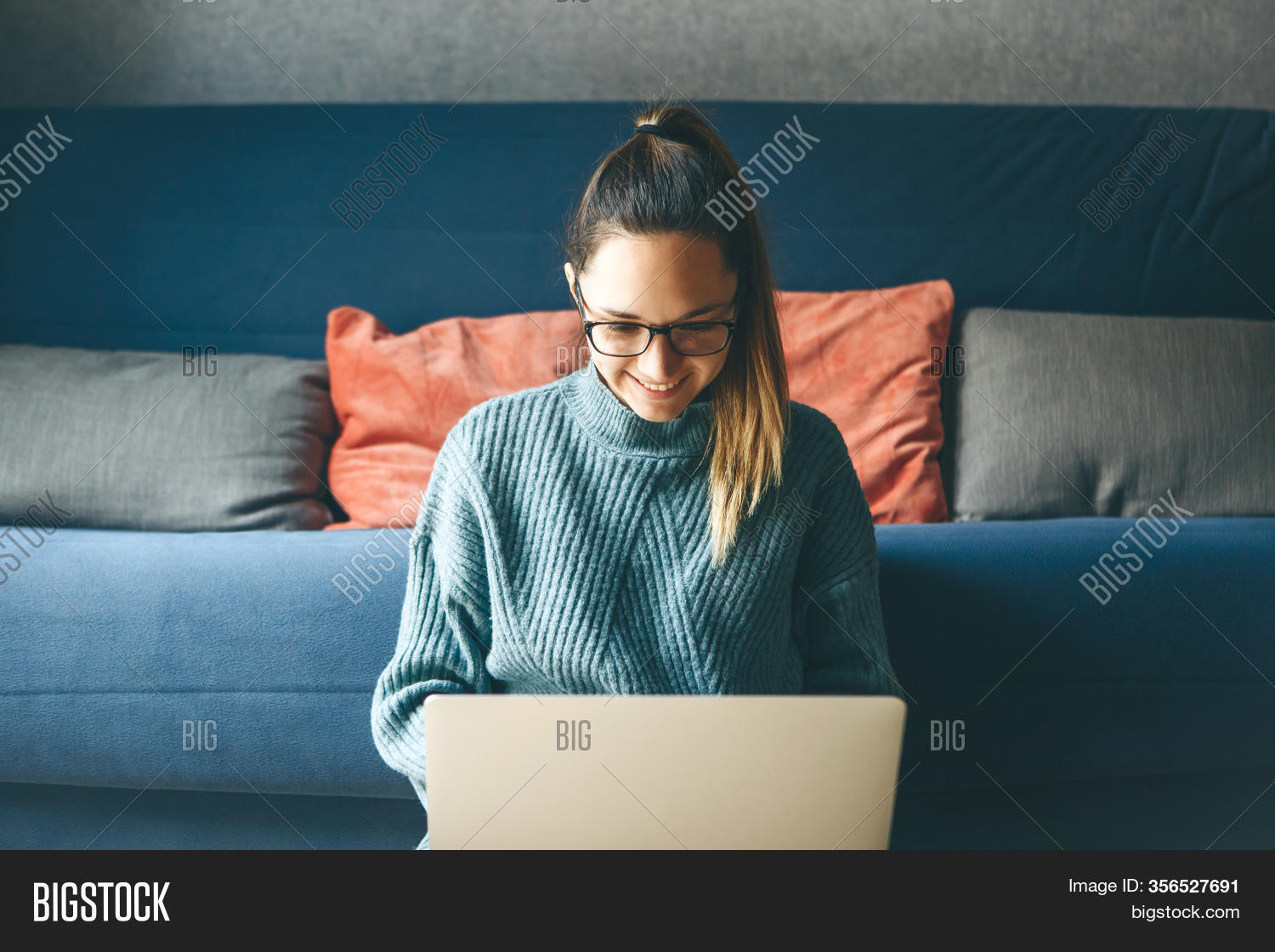 Girl Working On Laptop Image & Photo (Free Trial) | Bigstock