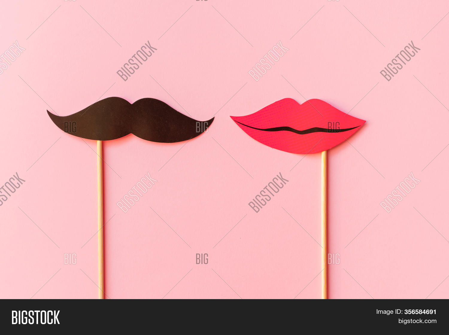 Photo Booth Props Lips Image & Photo (Free Trial) | Bigstock