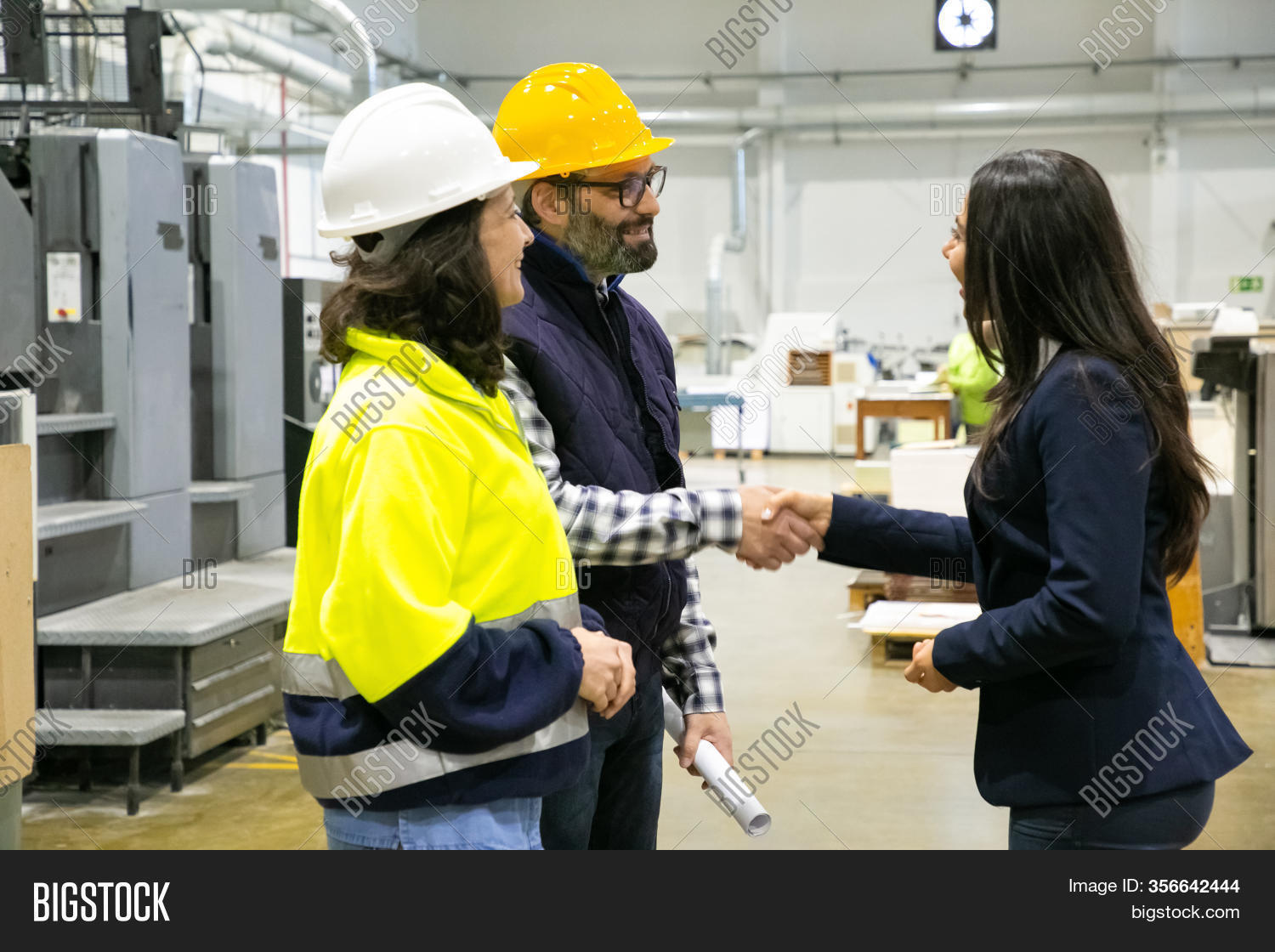 Smiling Male Factory Image & Photo (Free Trial) | Bigstock