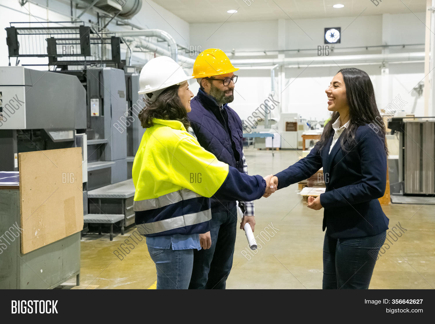 Smiling Factory Image & Photo (Free Trial) | Bigstock