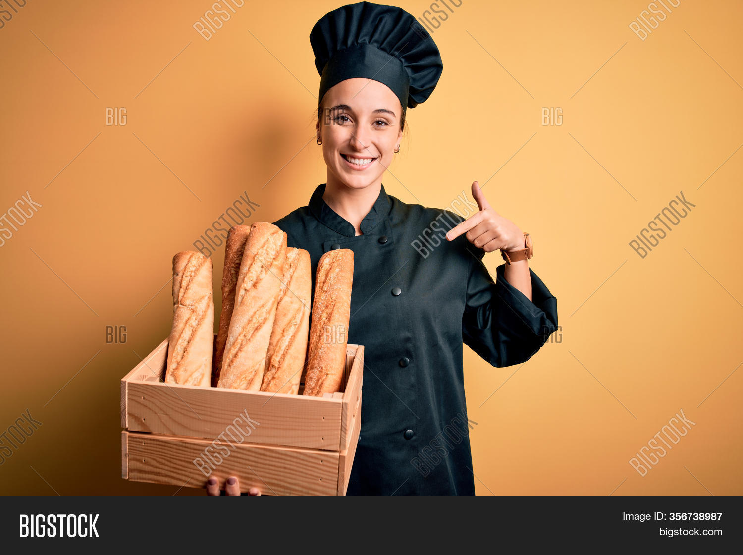 Young Beautiful Baker Image & Photo (Free Trial) | Bigstock