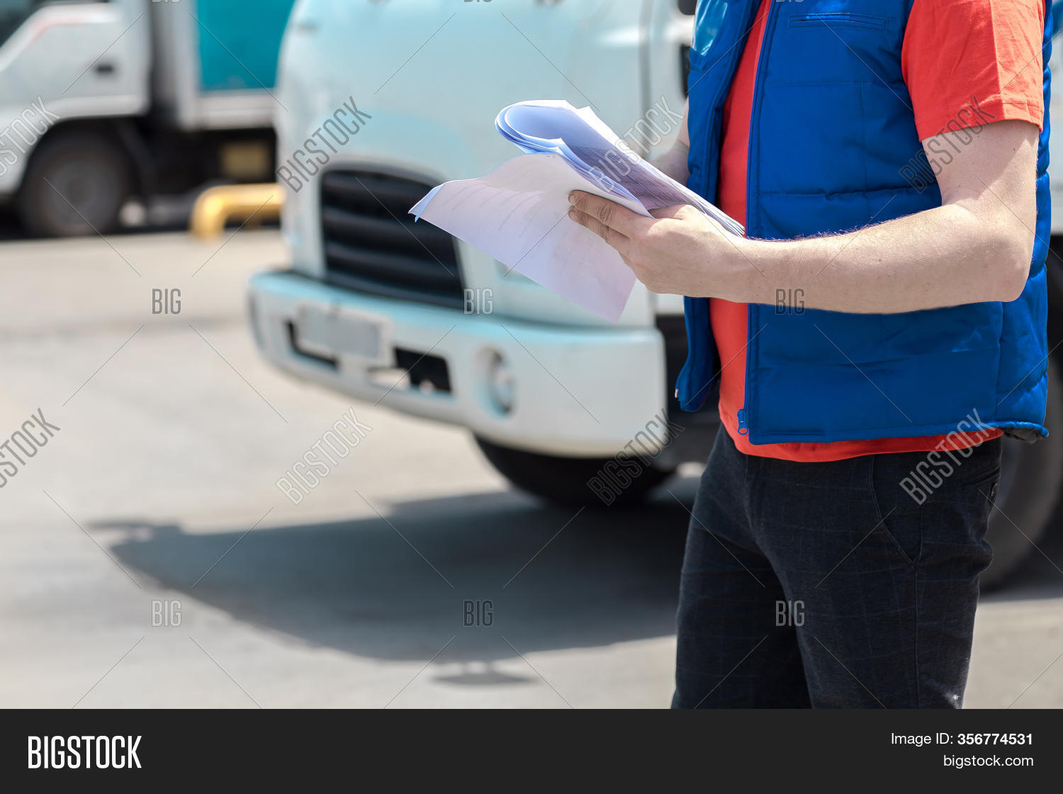 Courier Driver Uniform Image & Photo (Free Trial) | Bigstock